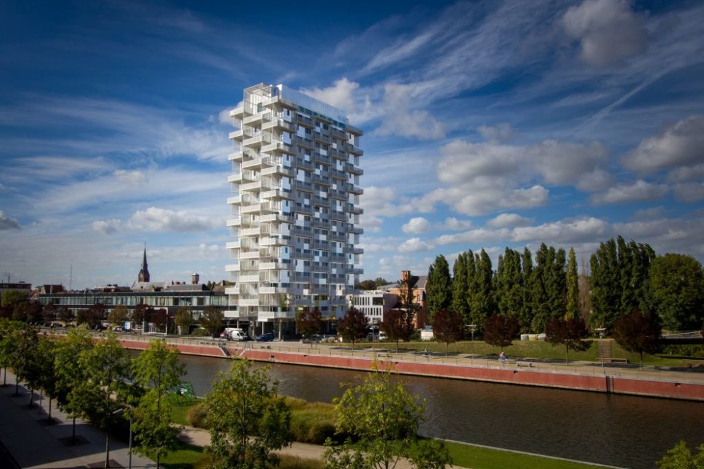 CONSTRUCTION OF THE K-TOWER - Kortrijk, Belgium